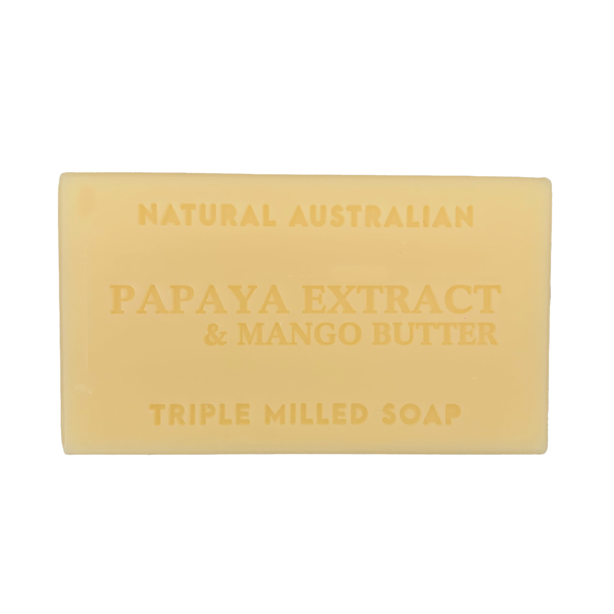 Papaya Extract & Mango Butter Soap 100g – Natural Australian Triple ...